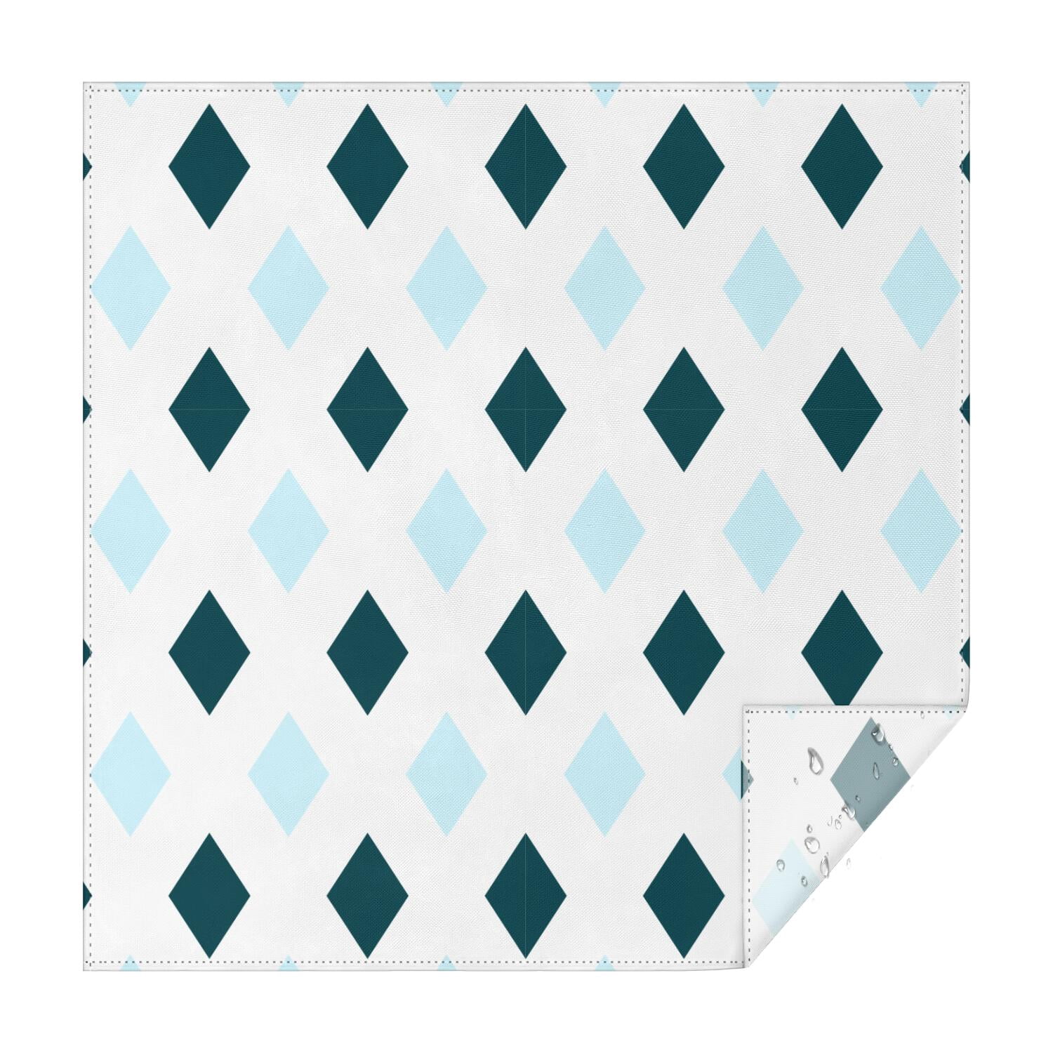 42x42in(107x107cm) Square Tablecloth, Waterproof Polyester Table Cover ...