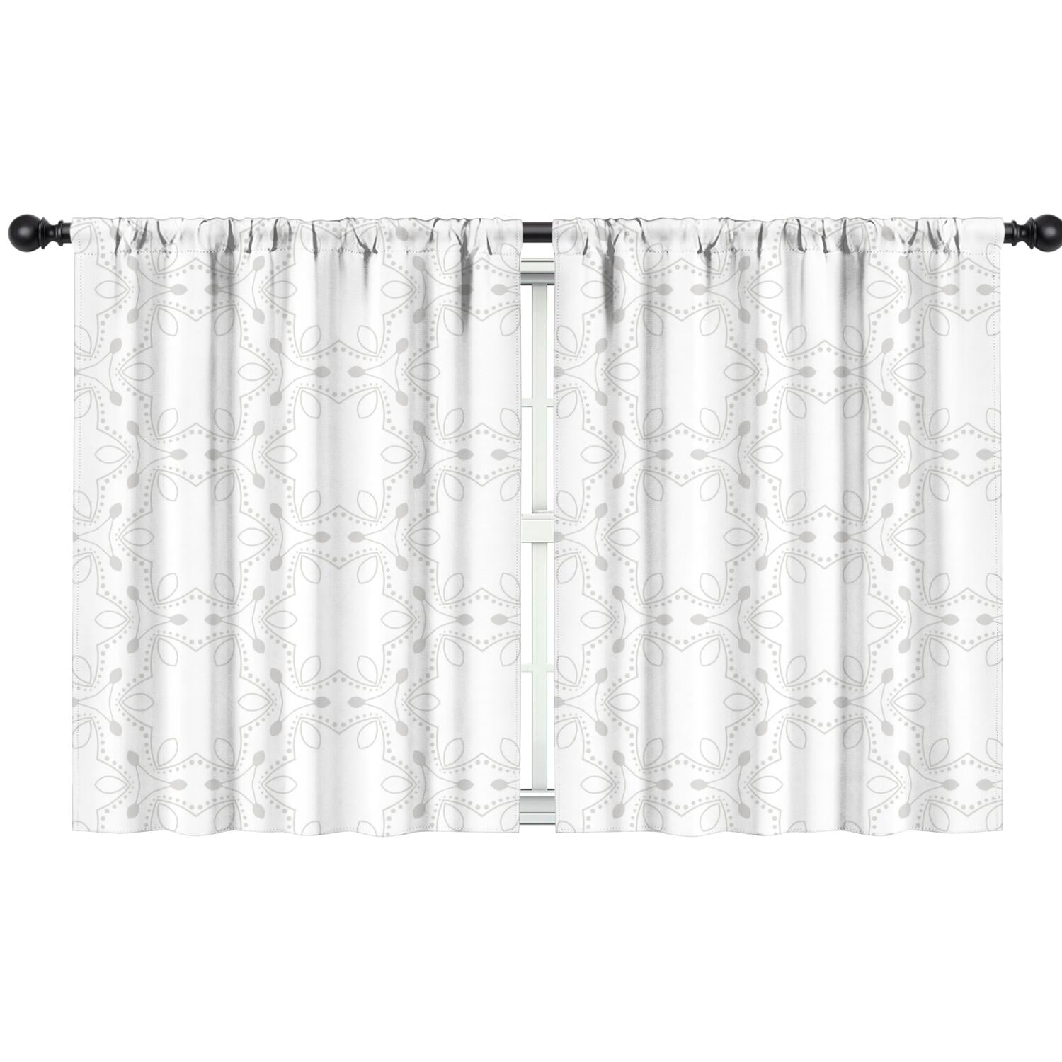 42x54in(106x137cm) Floral Curtains 2 Panels for Kids Bedroom, Window ...