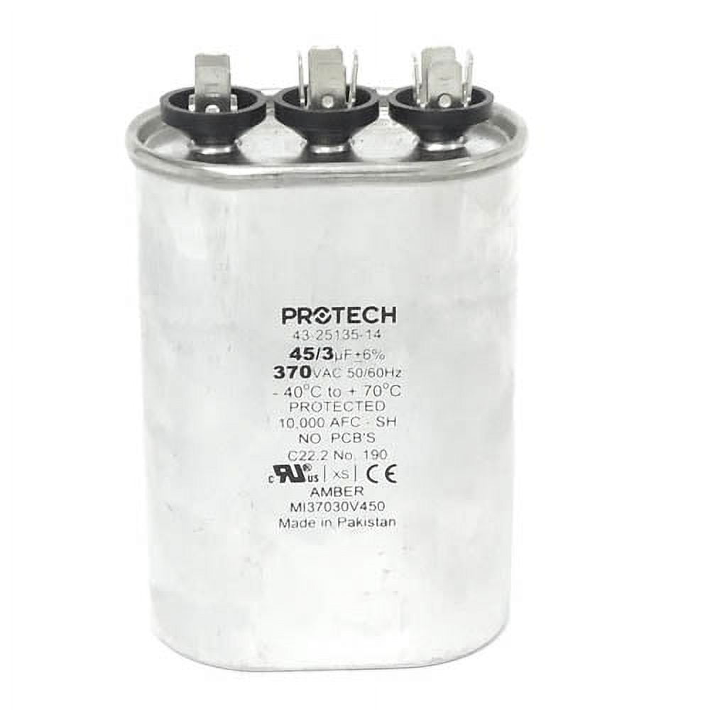 43-22362-06 - OEM Rheem Upgraded Replacement Capacitor 45+3 uf MFD 370 ...
