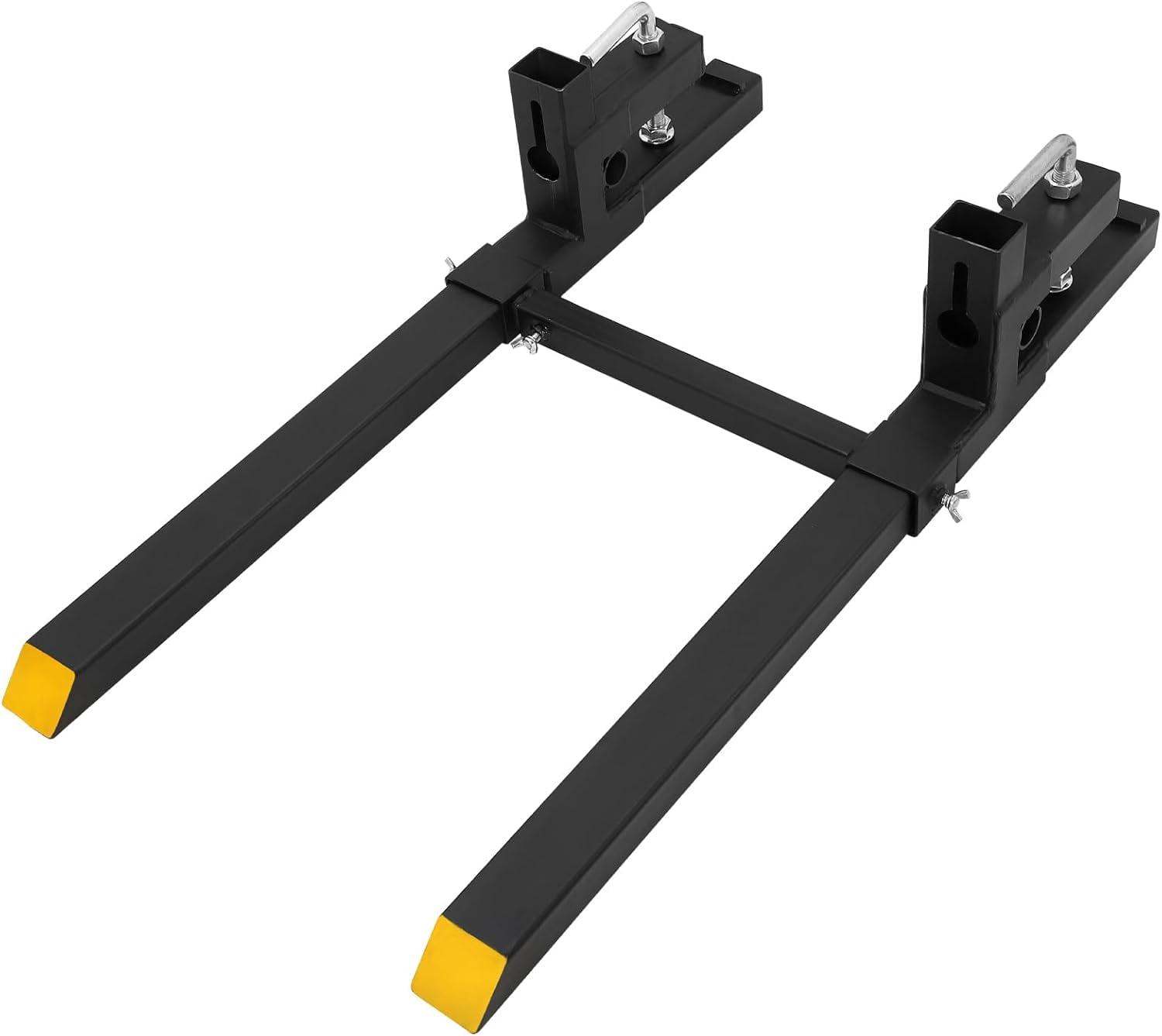 43" 2500lbs Clamp-on Pallet Forks Heavy Duty Tractor Forks with ...
