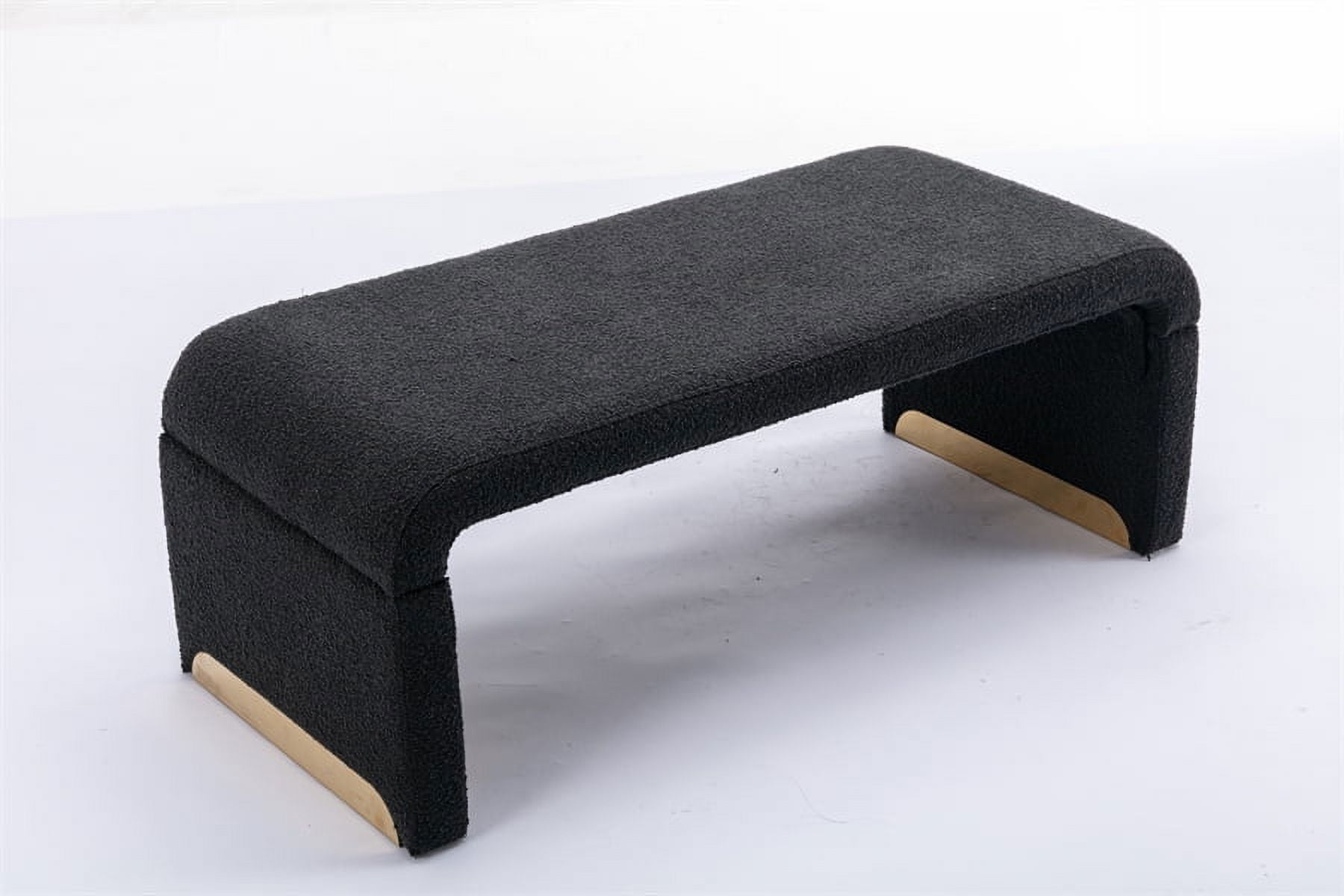 43.3" Bedside Bench for Bedroom, Bedroom Bench, Tufted Bench Ottoman ...