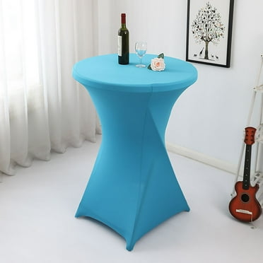 LUSHVIDA 4ft Stretch Spandex Table Cover- Rectangular Fitted ...