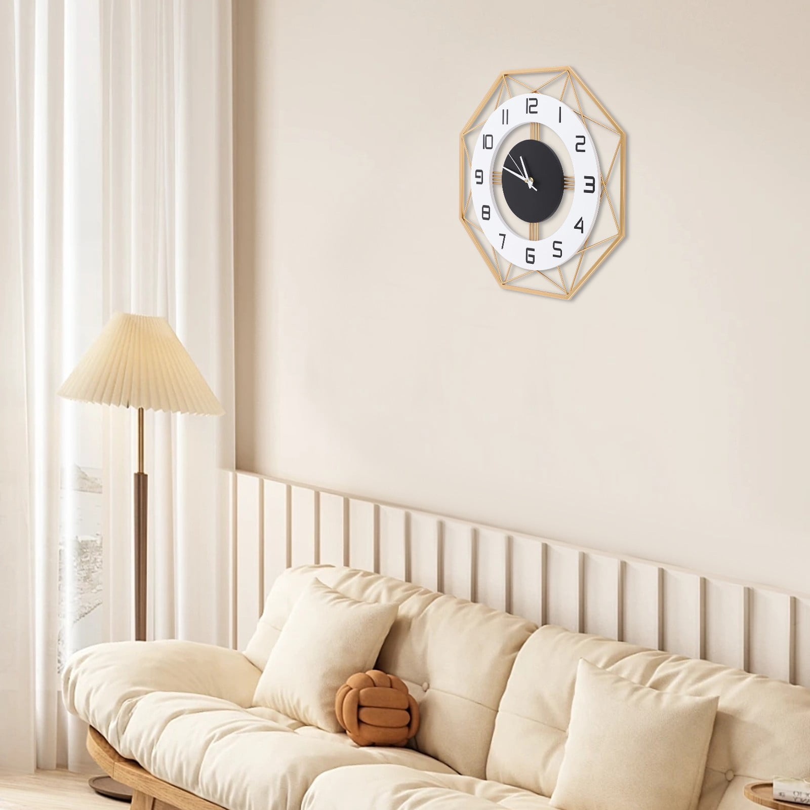 43*43cm Modern Wall-Mounted Clock Decorative Indoor Wall Clock ...