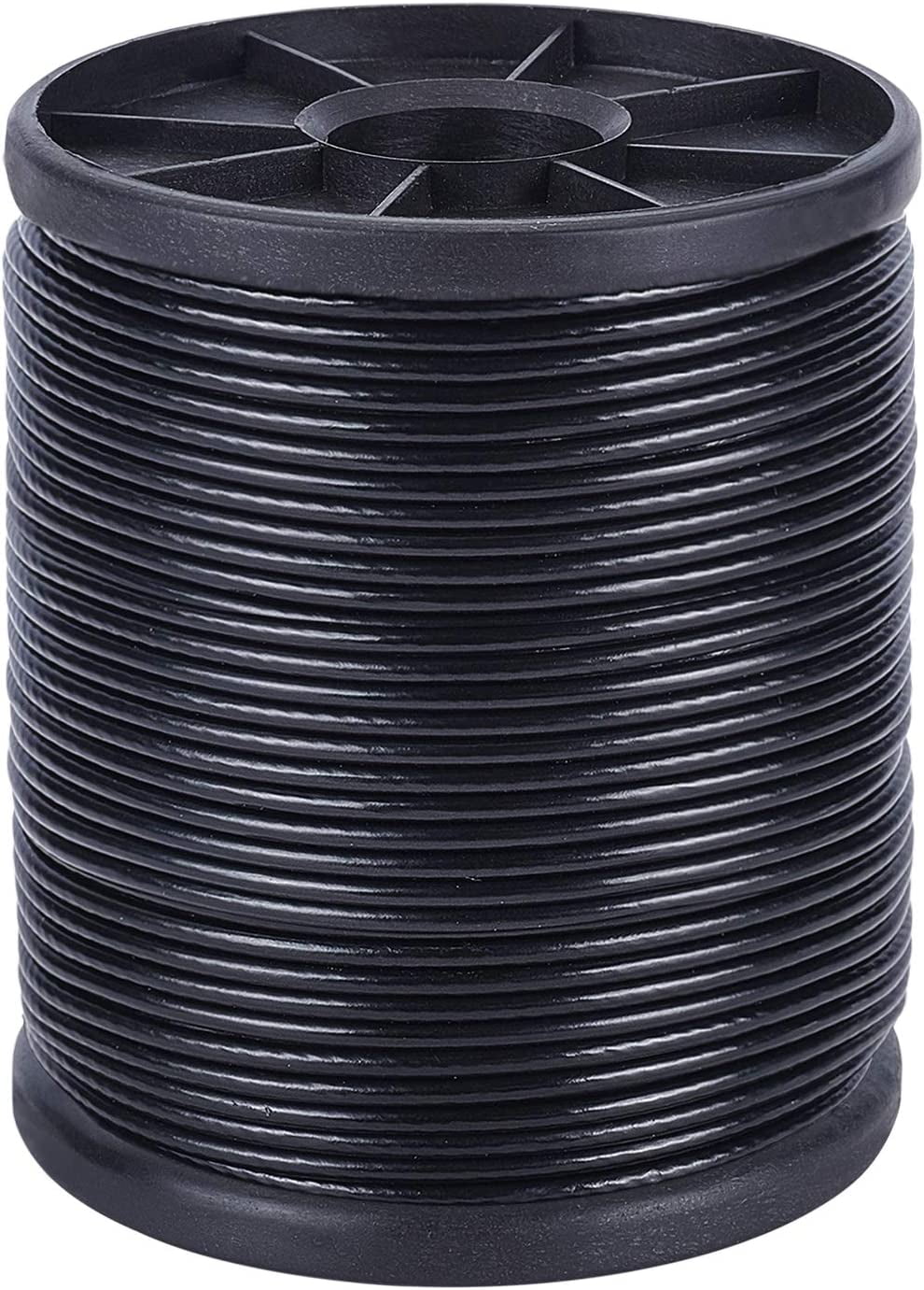 43.5 Yard/40m 304 Stainless Steel Black Vinyl Coated Wire Rope (Coated ...