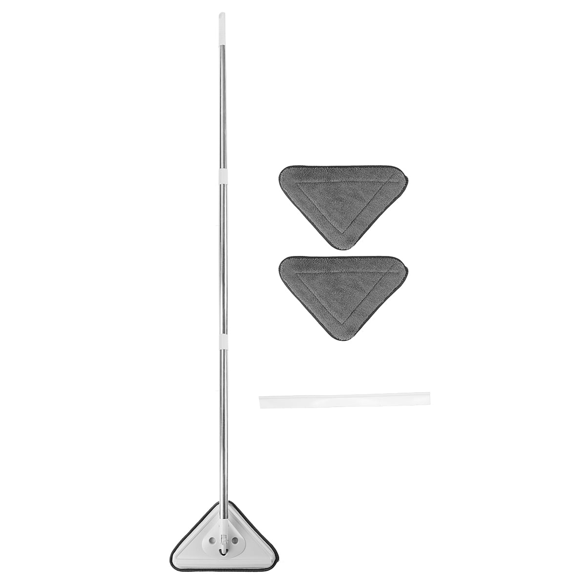 43/59/74/90.5/ Inches Long Handle Microfiber Dust Triangle Mop Cleaner ...