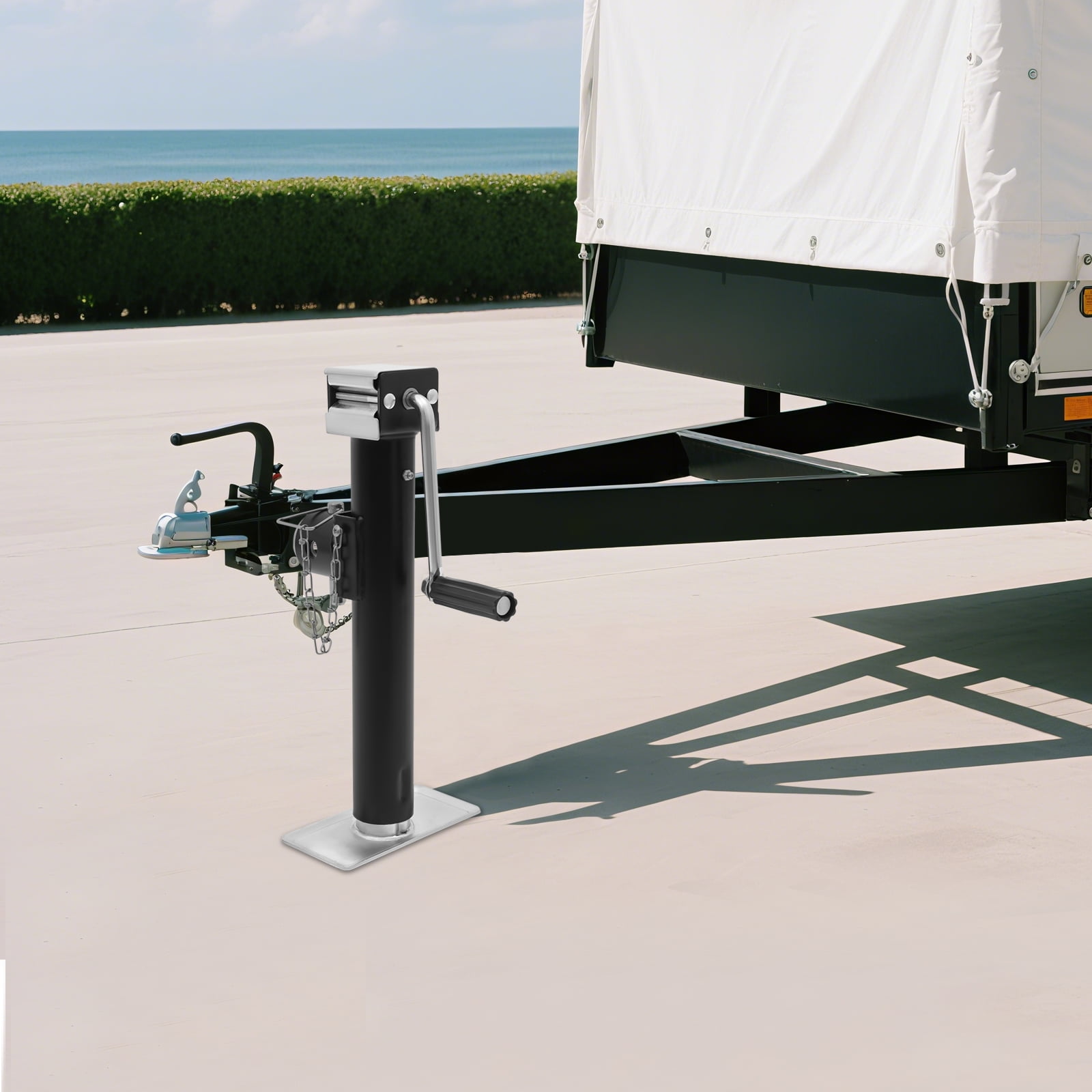 43.5cm Height Black Lifting Jack Free Standing Hand-cranked Lifting ...