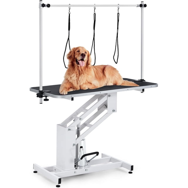 43.6" Pet Grooming Table for Large Dogs, Heavy Duty Height Adjustable ...