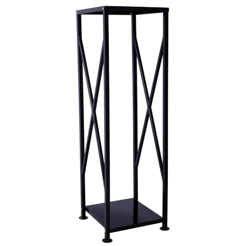 43.7’’Tall Firewood Rack Steel Fireplace Storage Log Rack Holder Wood ...