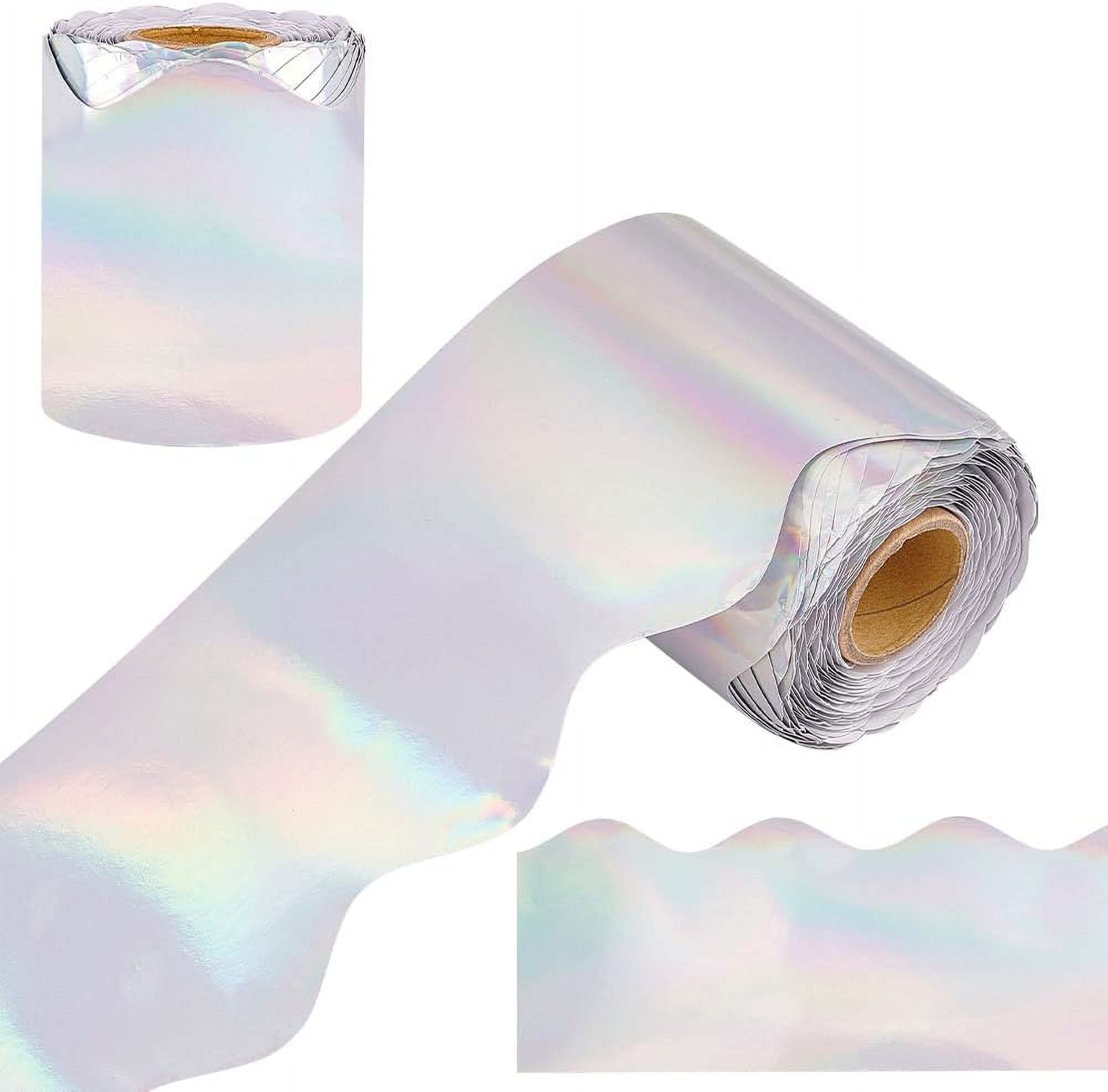 43.7 Yards Iridescent Bulletin Board Borders Iridescent 3 Inch Wide ...
