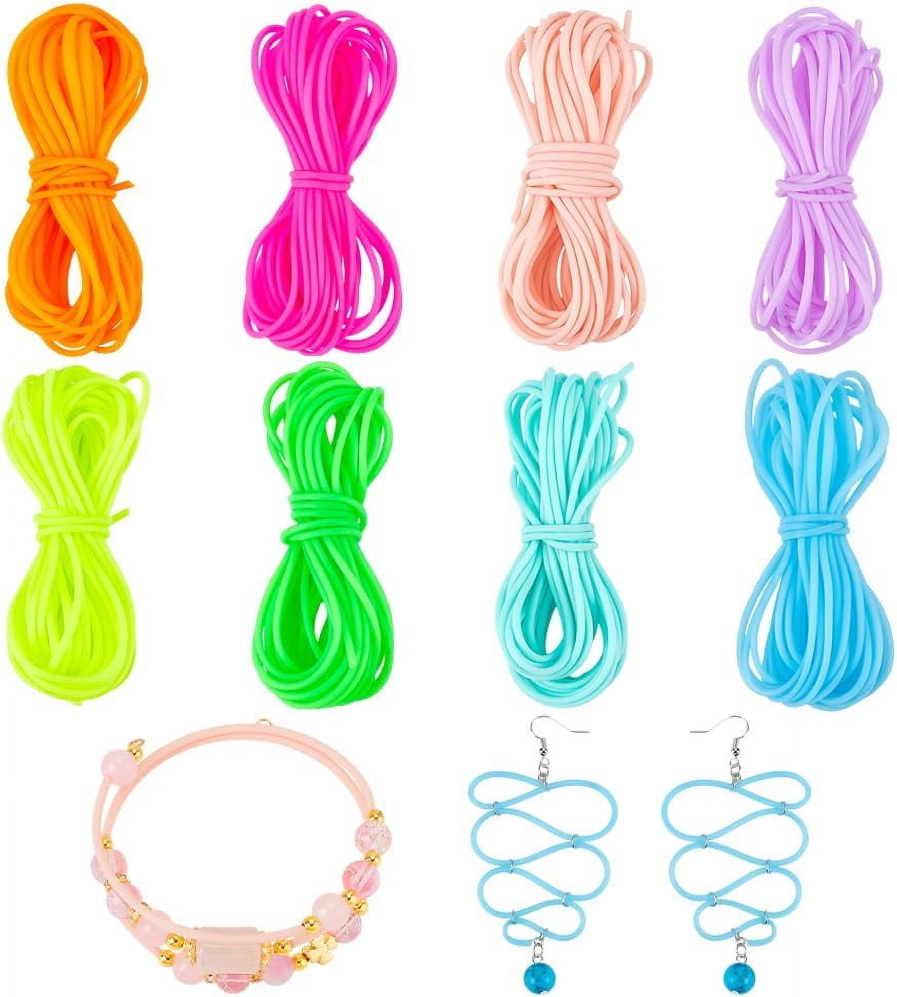 43.7 Yards Stitch Keeping Cords 2mm Hollow Rubber Tubing Knitting ...