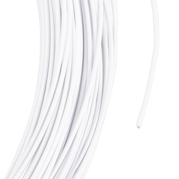 43.74 Yard 1.5mm White Floral Wires Metal Memory Wire Bendable Anodized ...