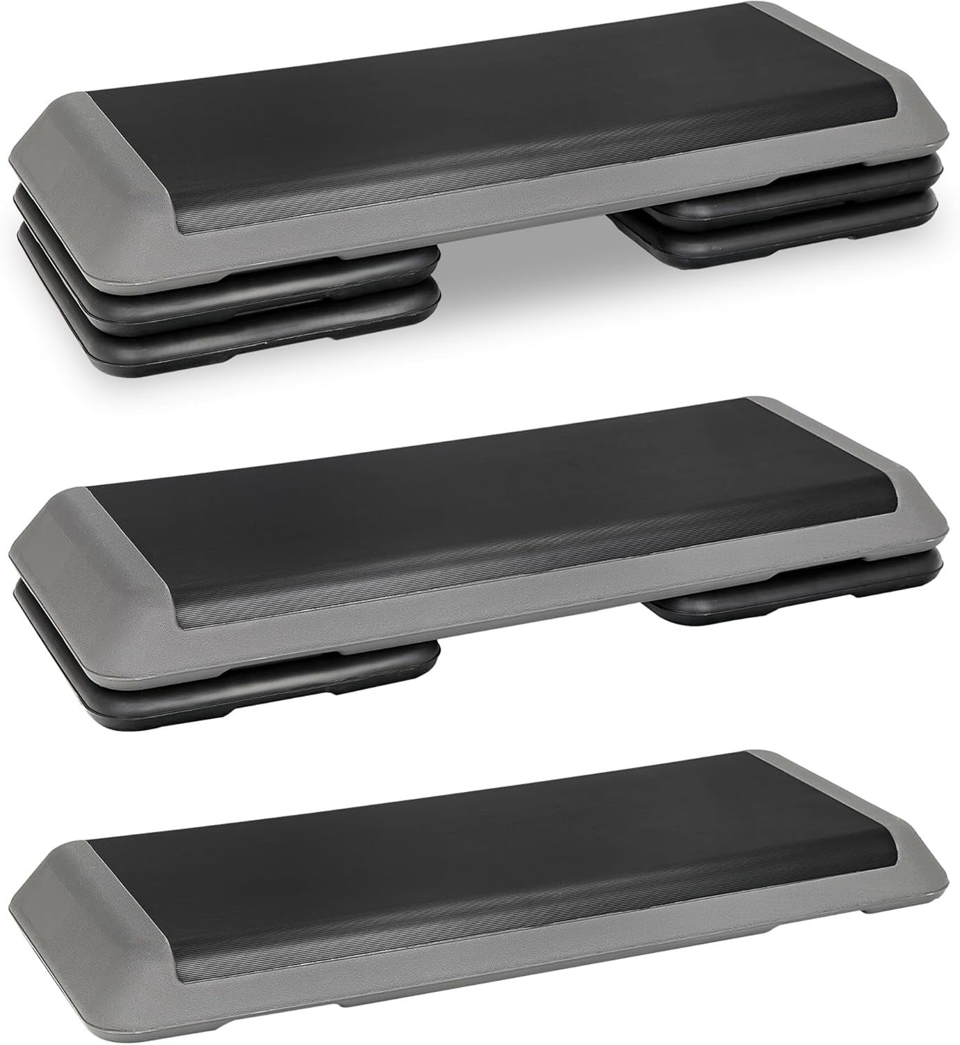 43'' Exercise Step Platform Aerobic Stepper for Home Gym Club,Large ...