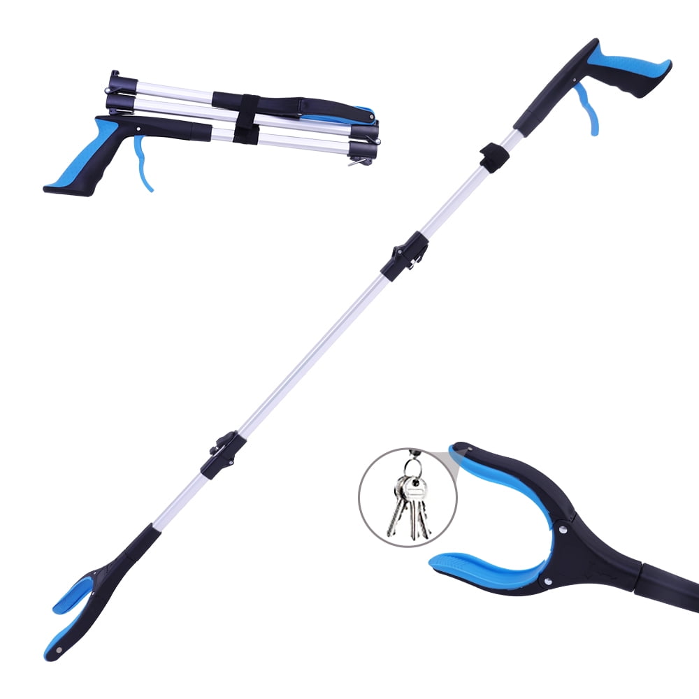 43" Extra Long Grabber Reaching Tool, Foldable Grabbers for Elderly ...