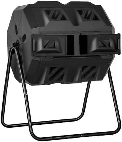 43 Gallon Compost Bin Outdoor Tumbling Composting Bins Compost Tumbler ...