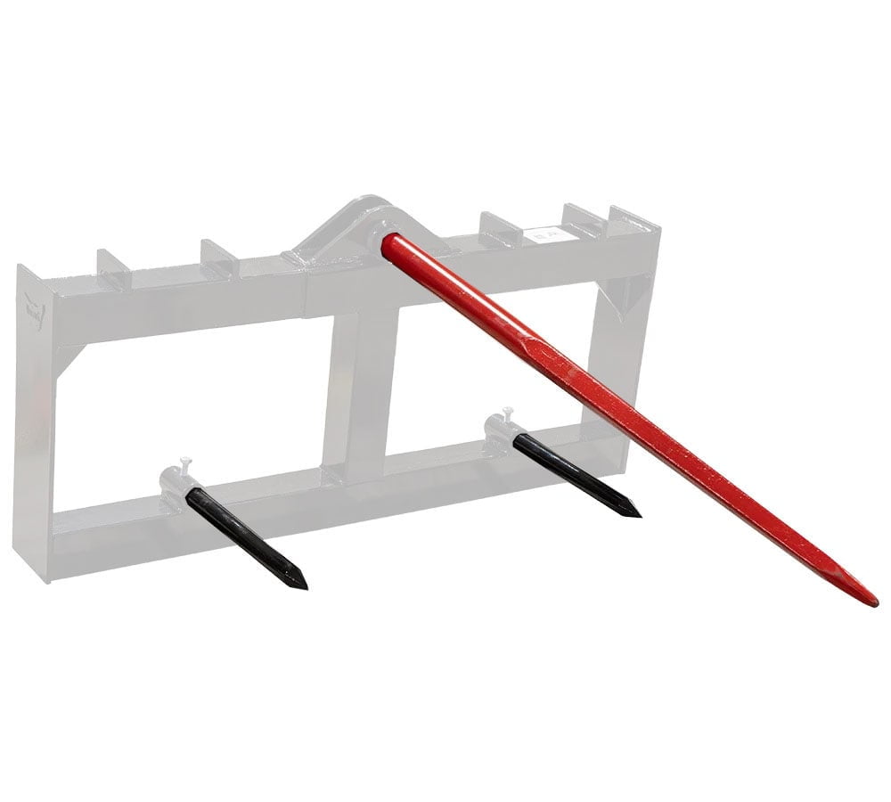43" Hay Bale Spear 3000 lbs Capacity & 2 Pack 17" Black Powder Coated ...
