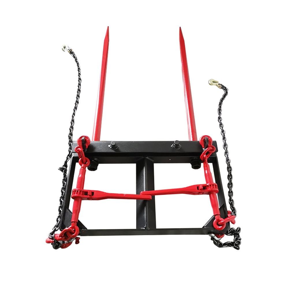 43" Hay Bale Spear, Bale Spears 3000lbs Loading Capacity,Skid Steer ...