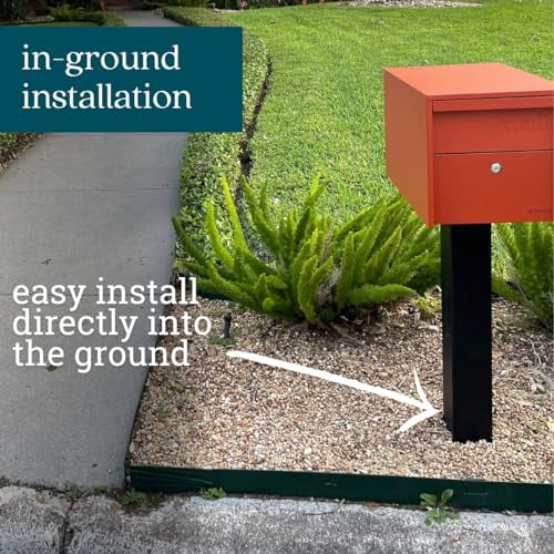 43" In-Ground Mounting Post for Easy Install Mailbox Use, 43" x 4" x 4 ...