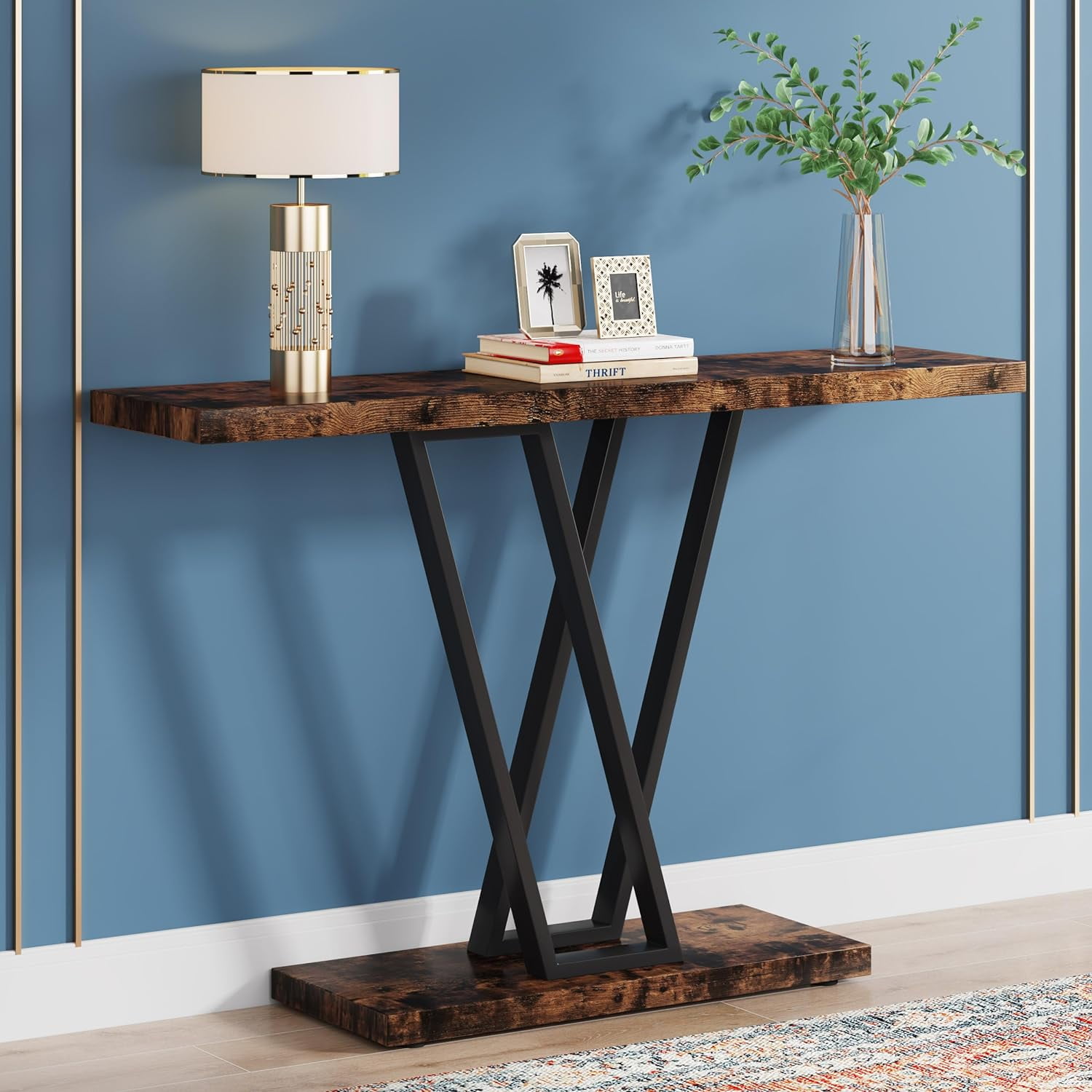 43 Inch Console Table, Hallway Table for Entryway, Entrance Tables for ...