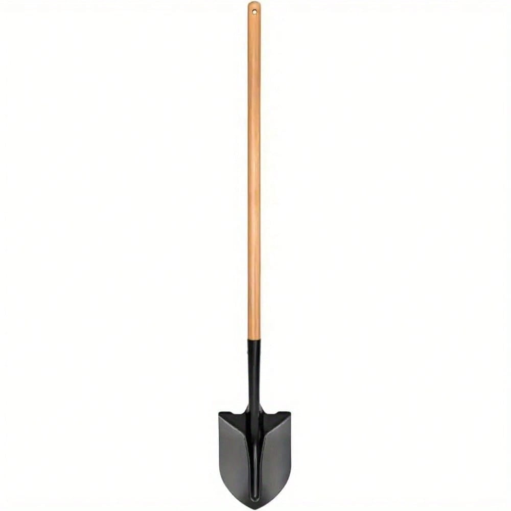 43 Inch, Garden Shovel Hand Digging Tool Spade Lawn Landscaping Wood ...