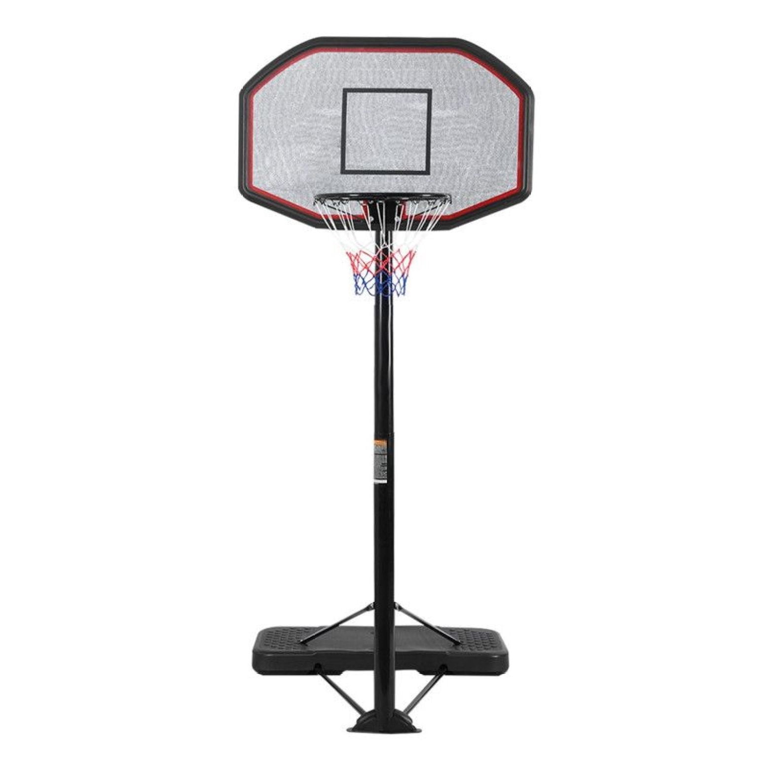 43 Inch Indoor/Outdoor Height Adjustable Basketball Hoop as show ...