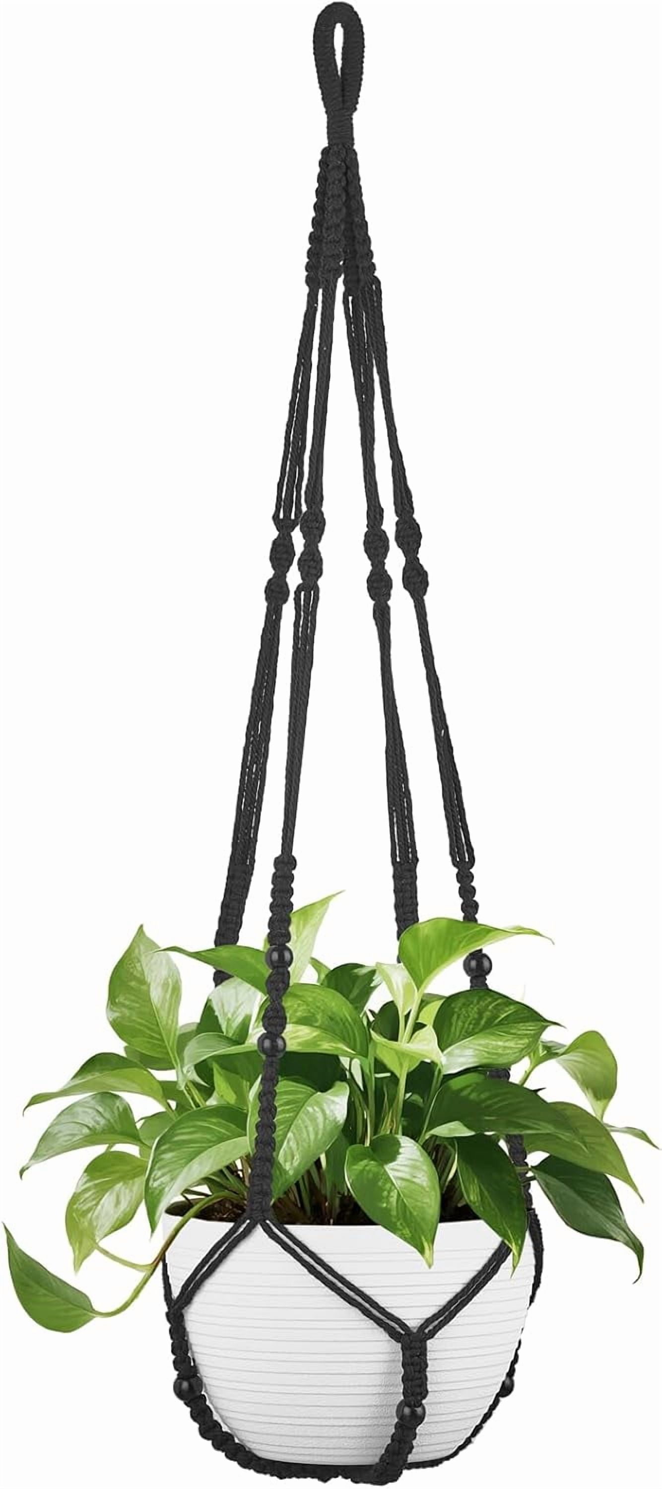 43 Inch Macrame Plant Hanger for 12 Inch Pot, Extra Long Hanging ...
