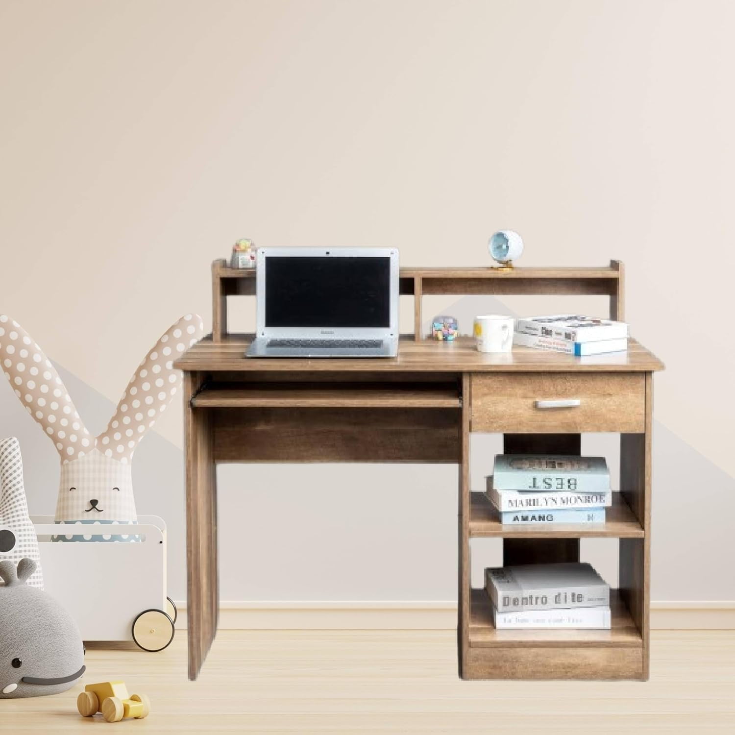 43 Inch Office Small Computer Desk Modern Simple Style Writing Study ...