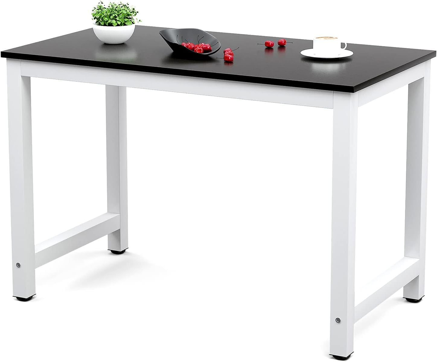 43 Inch Wood Dining Table Solid Wood Super Sturdy Kitchen Table for 2 ...