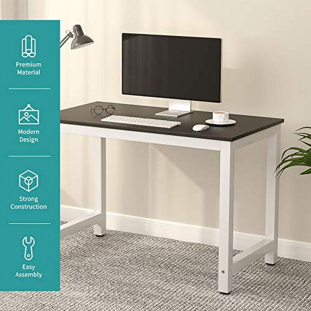 43”Large MDF Computer Office Desk PC Laptop Table Study Work-Station ...