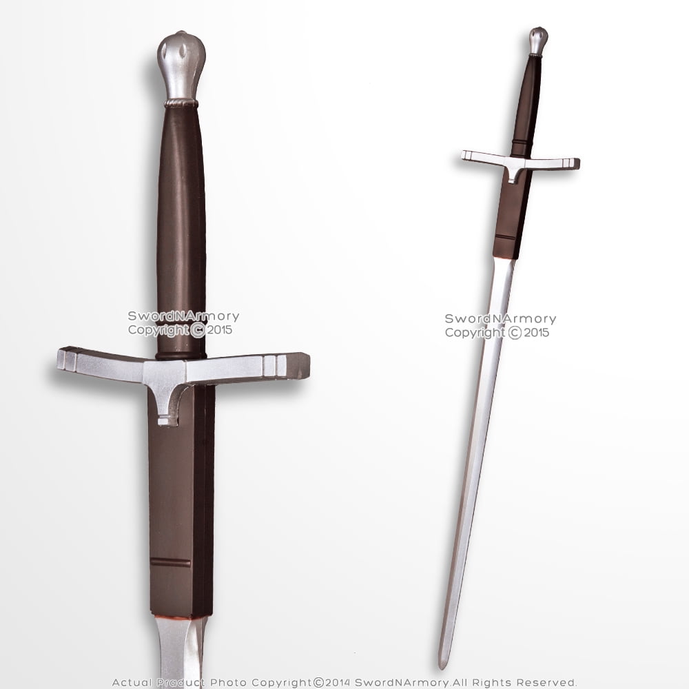 43" Medieval Claymore Style Foam Sword w/ Hard Plastics Cord Costume ...