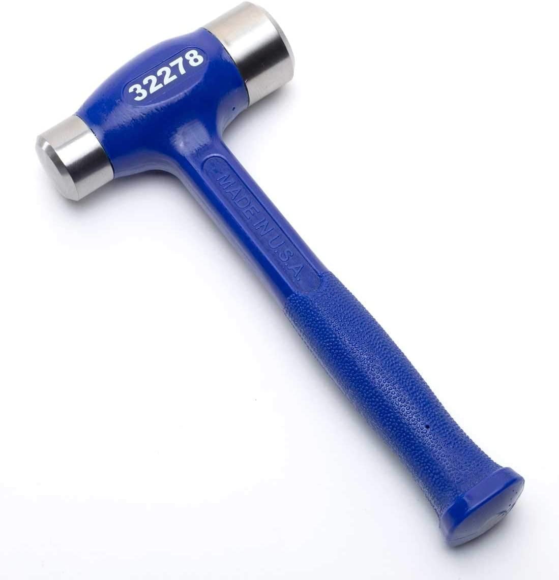 43 Oz Blue Dead Hammer – Convex Face and Textured Grip with Steel ...