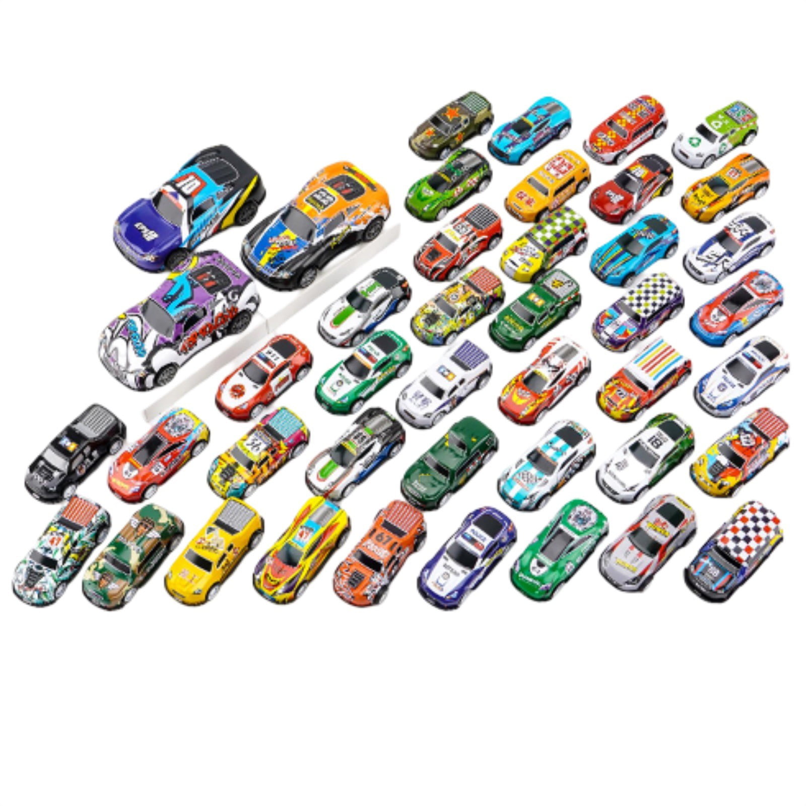 43 Pack Pull Back Racing Cars Die cast Race Car Vehicles,3 Inch Metal ...