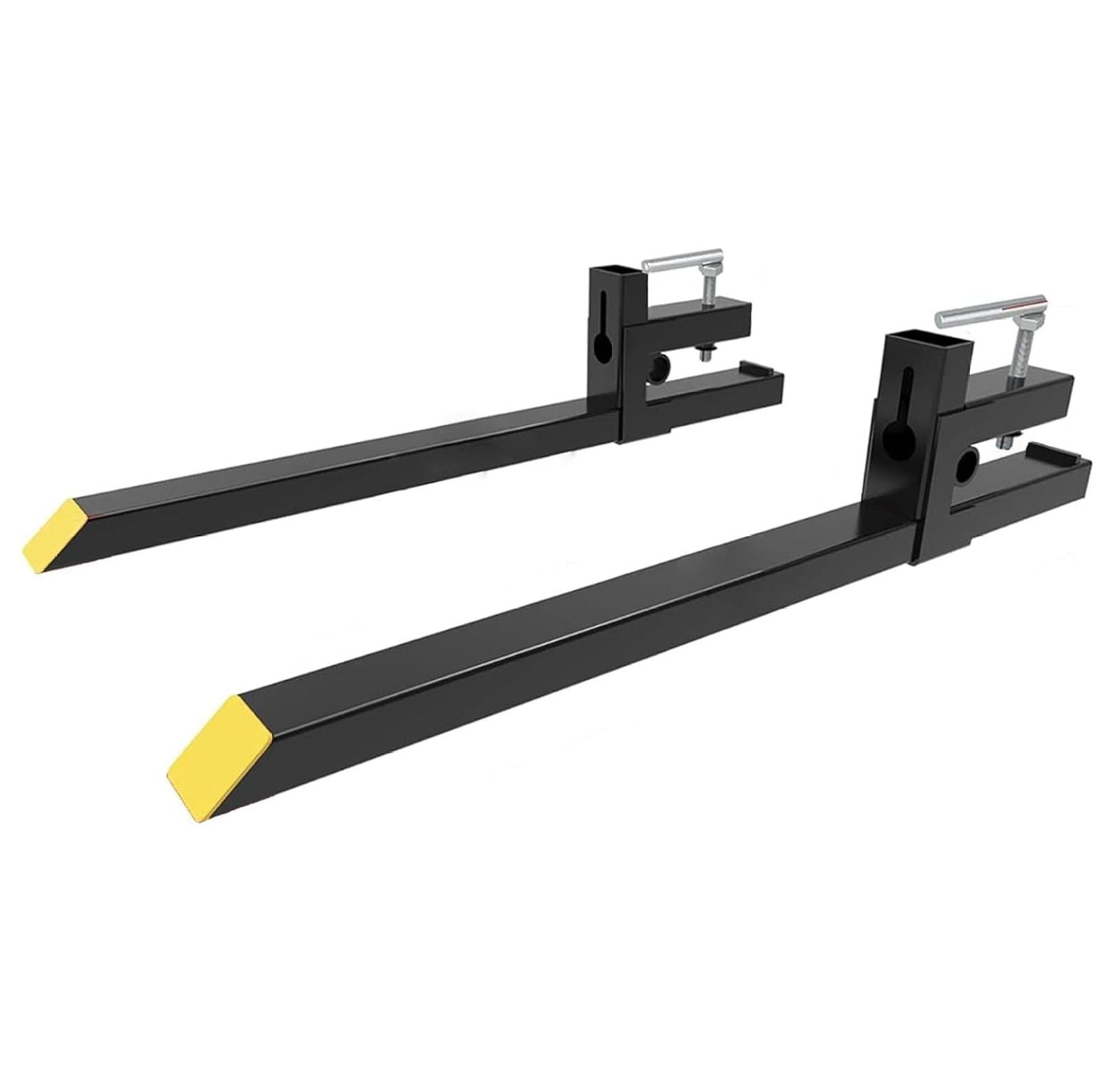 43" Pallet Forks,2000lbs Heavy Duty Tractor Quick Attach Bucket Forks ...