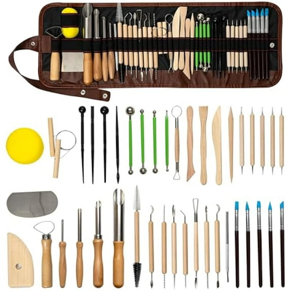 Clay Tools Kit, 43 Pcs Sculpting Tool Set - Walmart.com