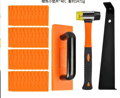 43-Piece Laminate/Vinyl Flooring Tools, Tapping Block for Vinyl Plank ...