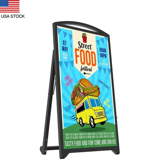 43"Portable Digital Signage Rechargeable Battery Advertising Display ...