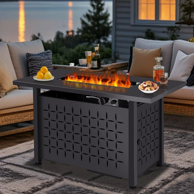Natural Gas Outdoor Fire Pit Table