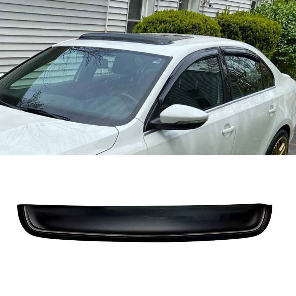 43" Reinforced Acrylic Sun Rain Snow Guard Wind Deflector Vent Sunroof ...