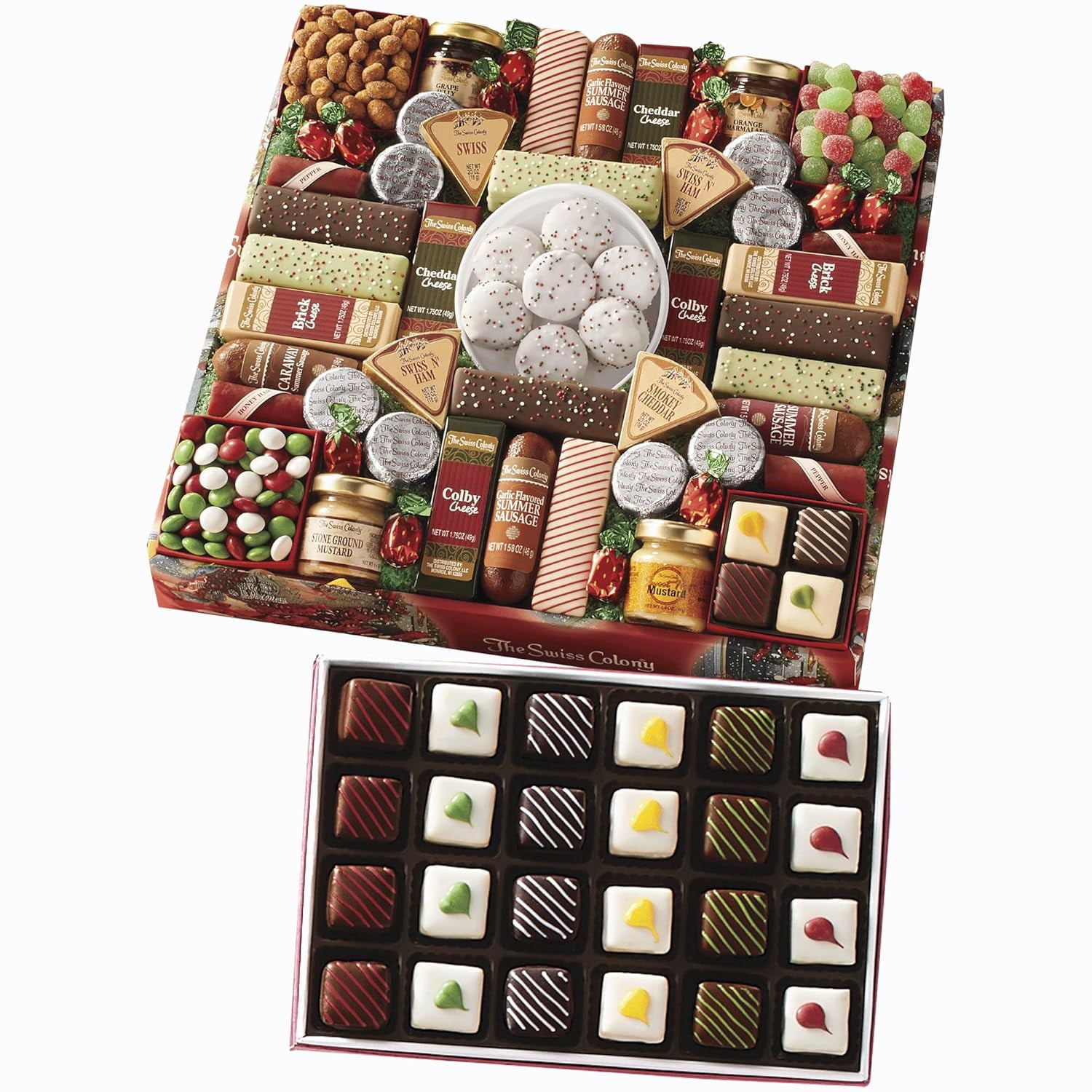 43 Season Pleasers and Petits Fours Gift Bundle - Assorted Cheeses ...