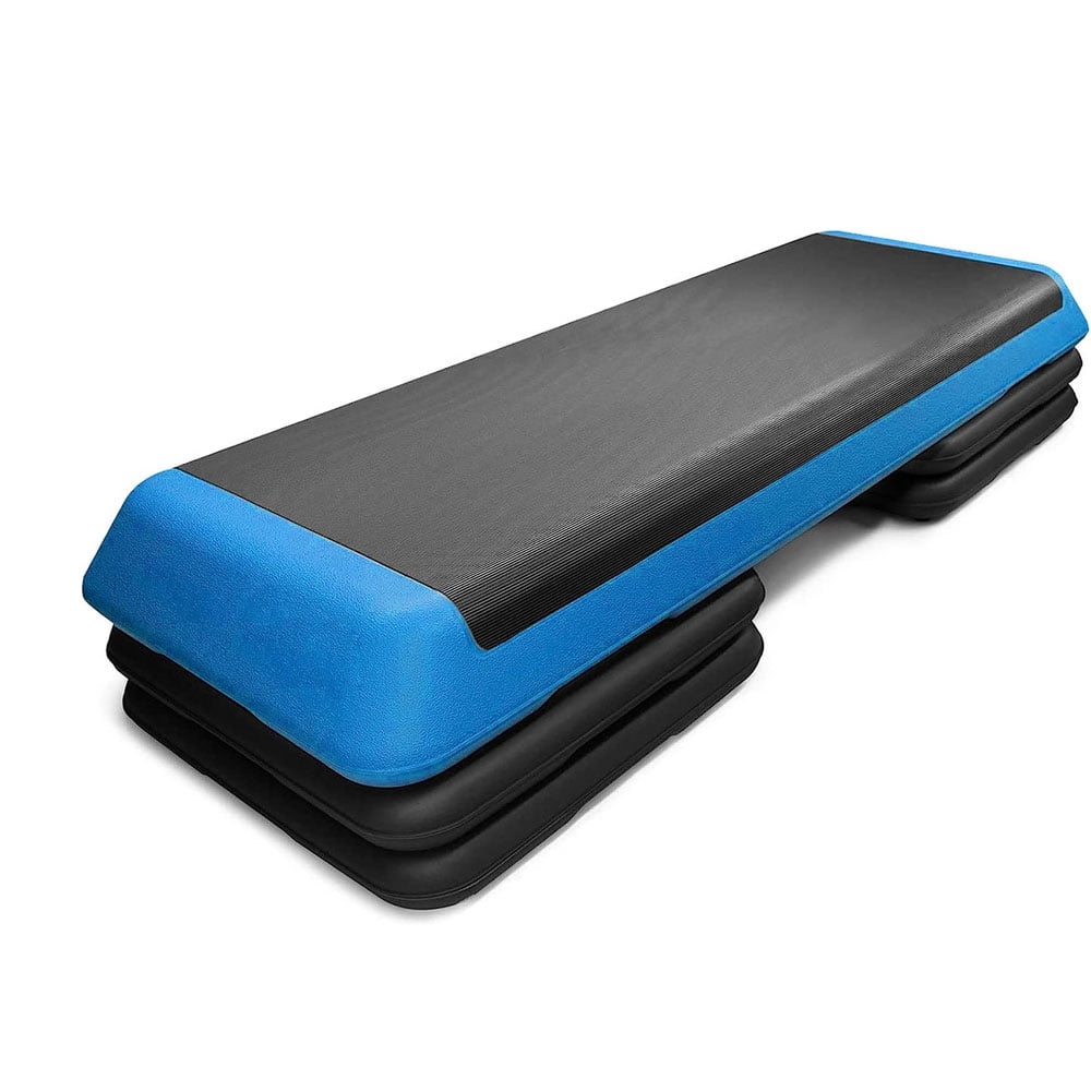 43" Step Platform, Stepper Trainer with 4 Adjustable Risers, Non-Stick ...