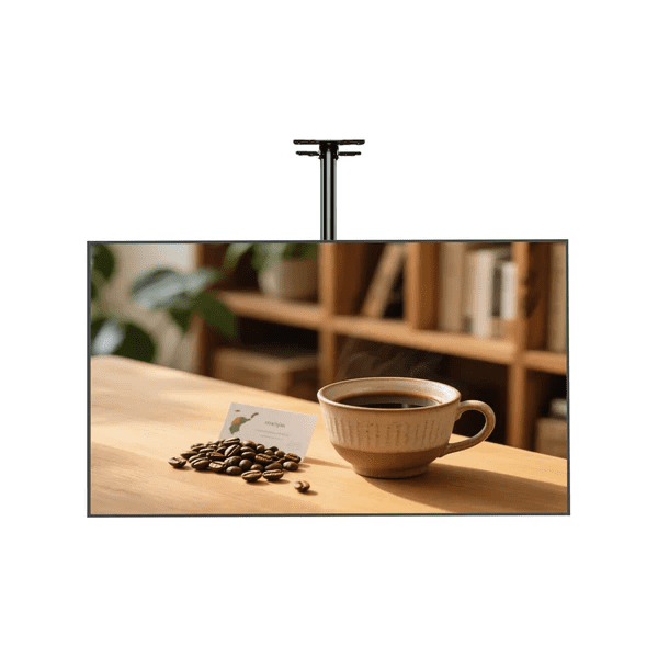 43'' Ultra-Slim Bezel-Less Window Digital Signage LCD Screen, 4K 2000 ...