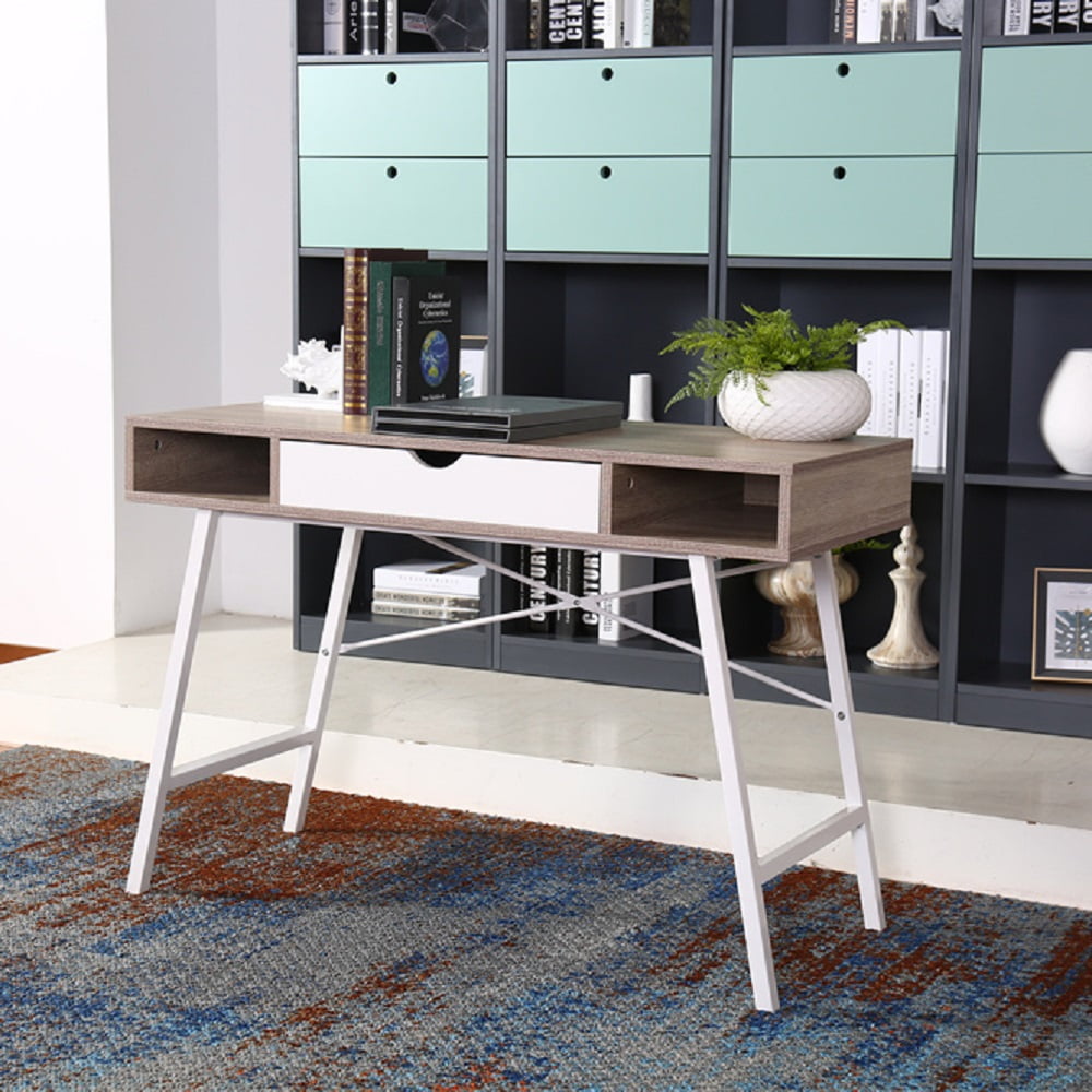 43" Writing Study Table for Kids Study Room, Multi-functional Office ...