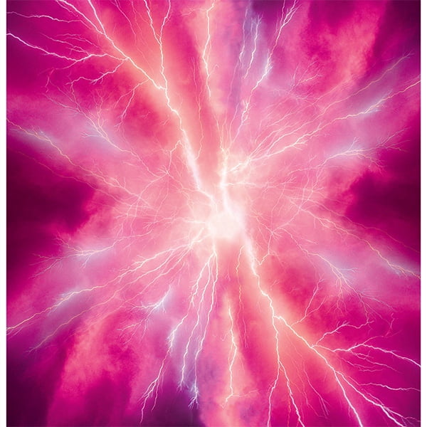 43" X 43" Panel Bolt Lightning Magenta Sky Spring Storm Hoffman ...