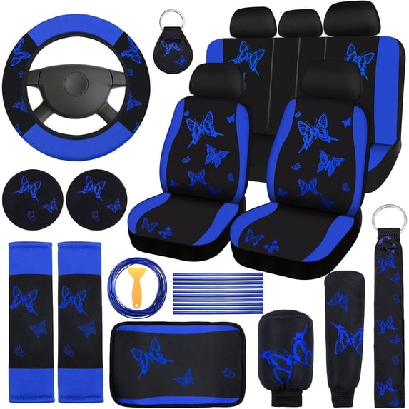 43 count Butterfly Seat Full Set Butterfly Accessories for Women 5 ...