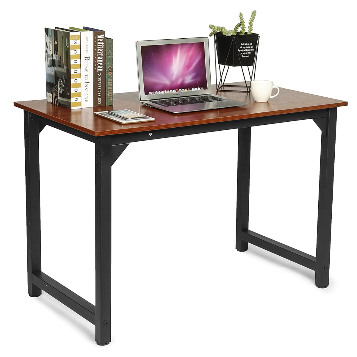 43 x 24 x 29 Inches Modern Simple Design Work Table Desk Wood Computer ...