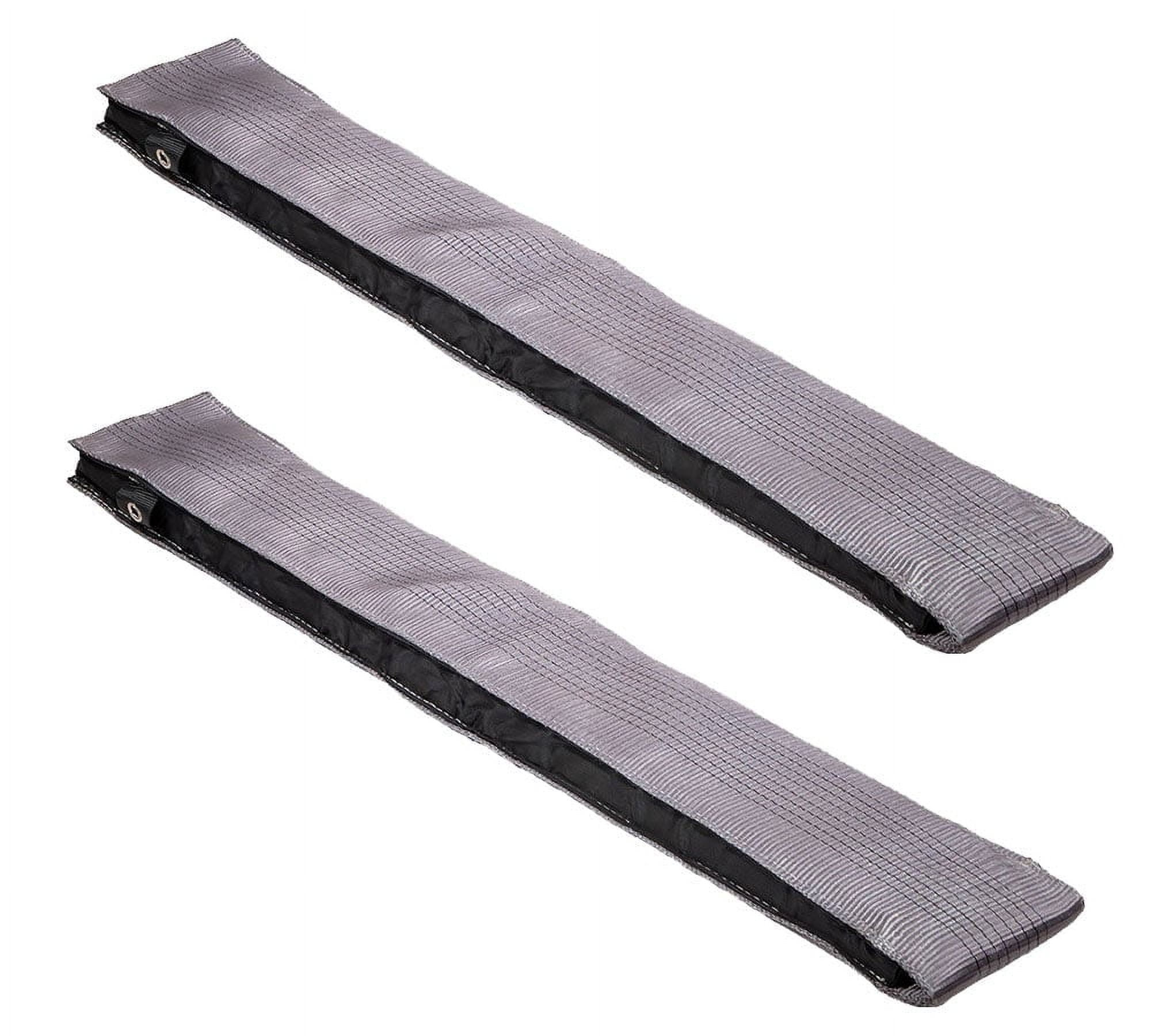 43" x 6" Nylon Gray Forklift Fork Sleeves with 2 mm Woven Core for ...