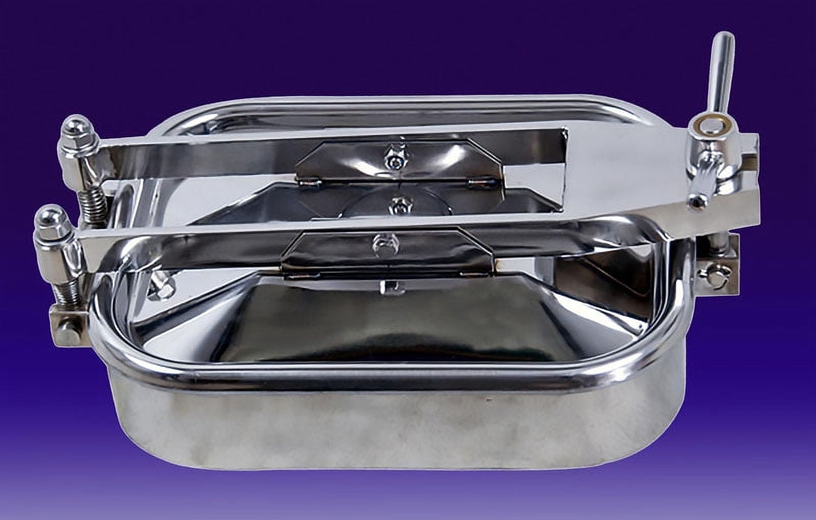 430*330mm Stainless Steel Rectangular Manhole Cover Tank Door #020069 ...