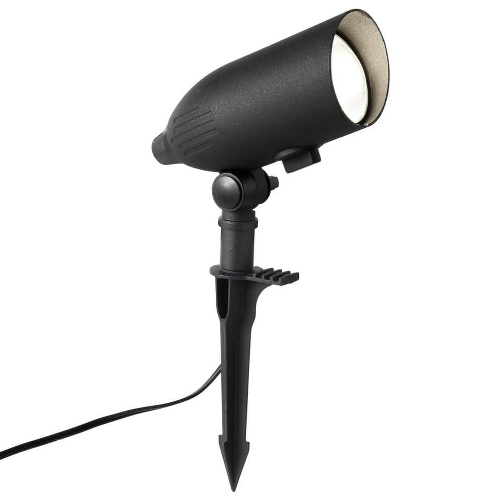 430 Lumens Black Hardwired Low Voltage LED Color Temperature Adjustable ...