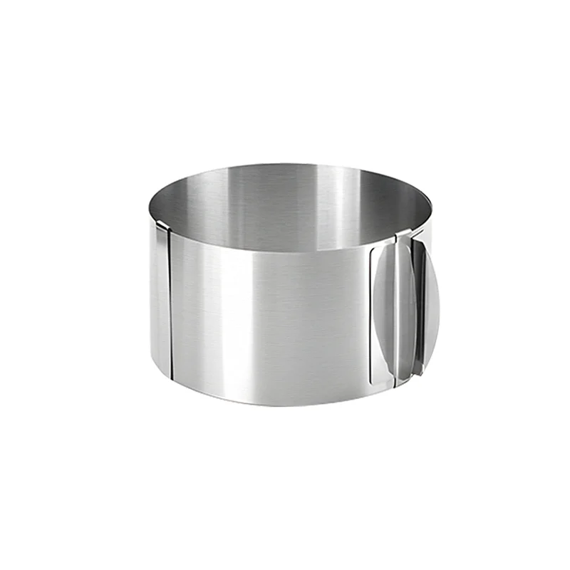 430 Stainless Steel 6-30cm Telescopic Mousse Ring Rustproof With Scale ...