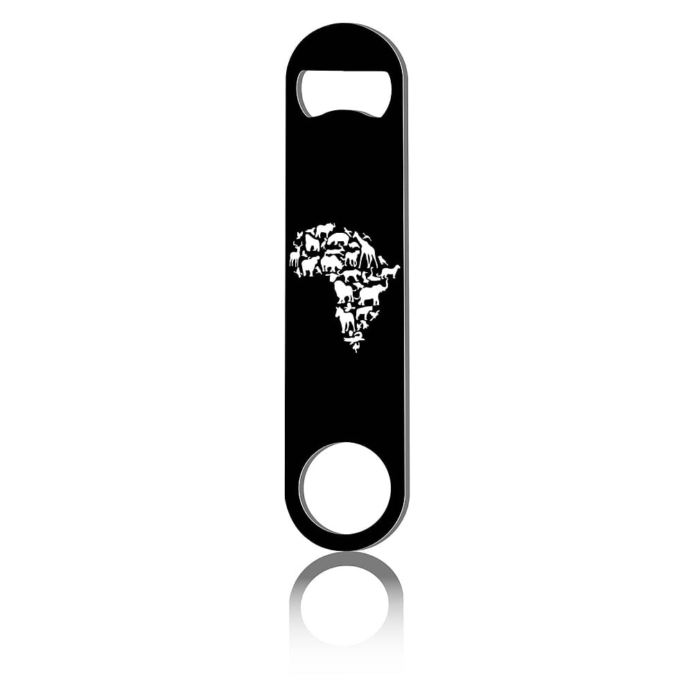 430 Stainless Steel Bottle Openers Laser Cut Rectangle Map 178x40x2mm ...