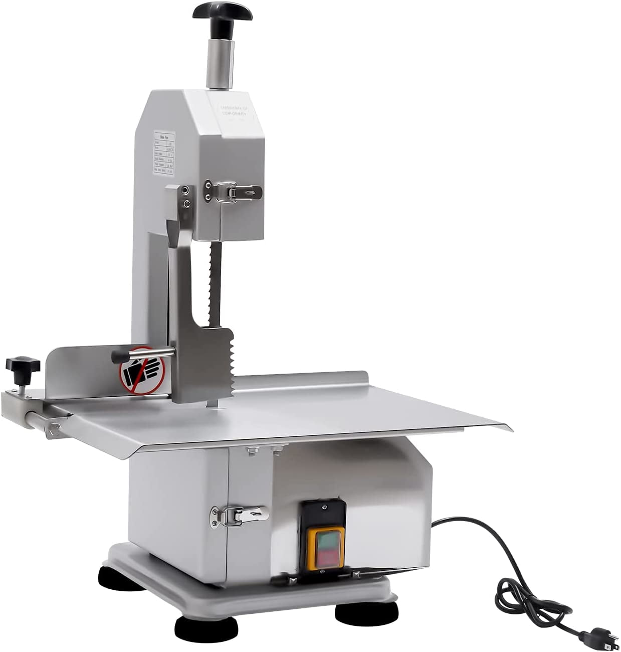 430 Stainless Steel Electric Bone Saw Machine - 650W Commercial Meat ...